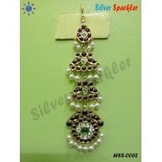 Traditional Temple Jewellery Small Tika Head Single set or Chutti.