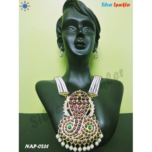 Traditional Temple jewellery Mega size Naagar malai. for bridal ...